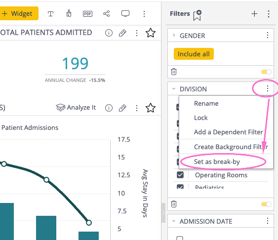 PDF Break By Export | Marketplace | Sisense